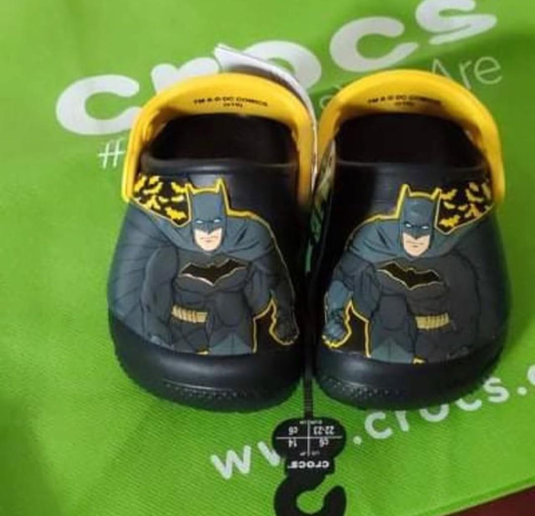 Crocs Batman Clog, Babies & Kids, Babies & Kids Fashion on Carousell