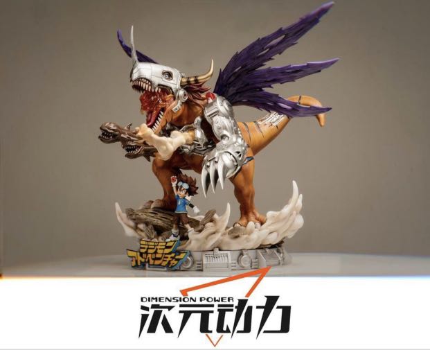 Dimension Power Studio MetalGreymon Resin Statue, Hobbies & Toys, Toys ...