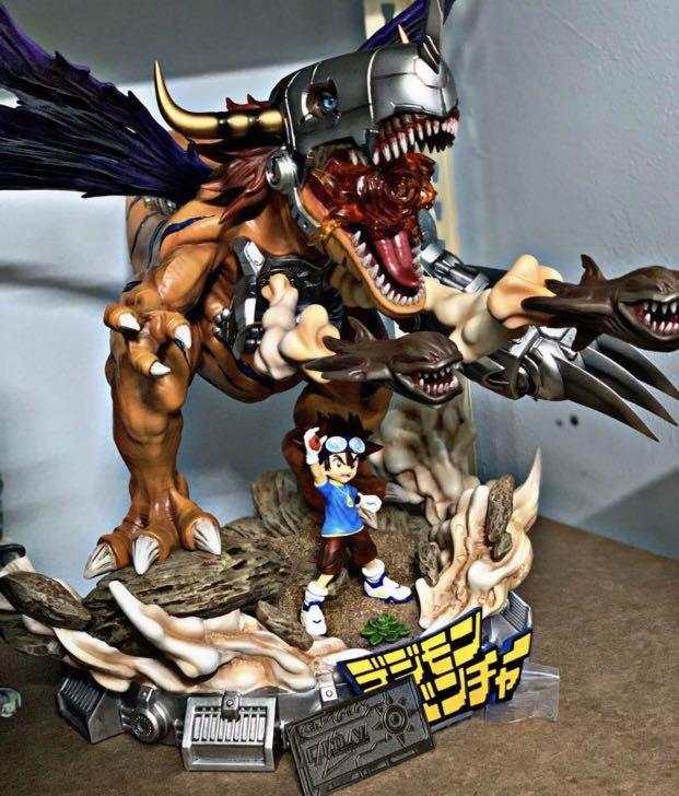 Dimension Power Studio MetalGreymon Resin Statue, Hobbies & Toys, Toys ...
