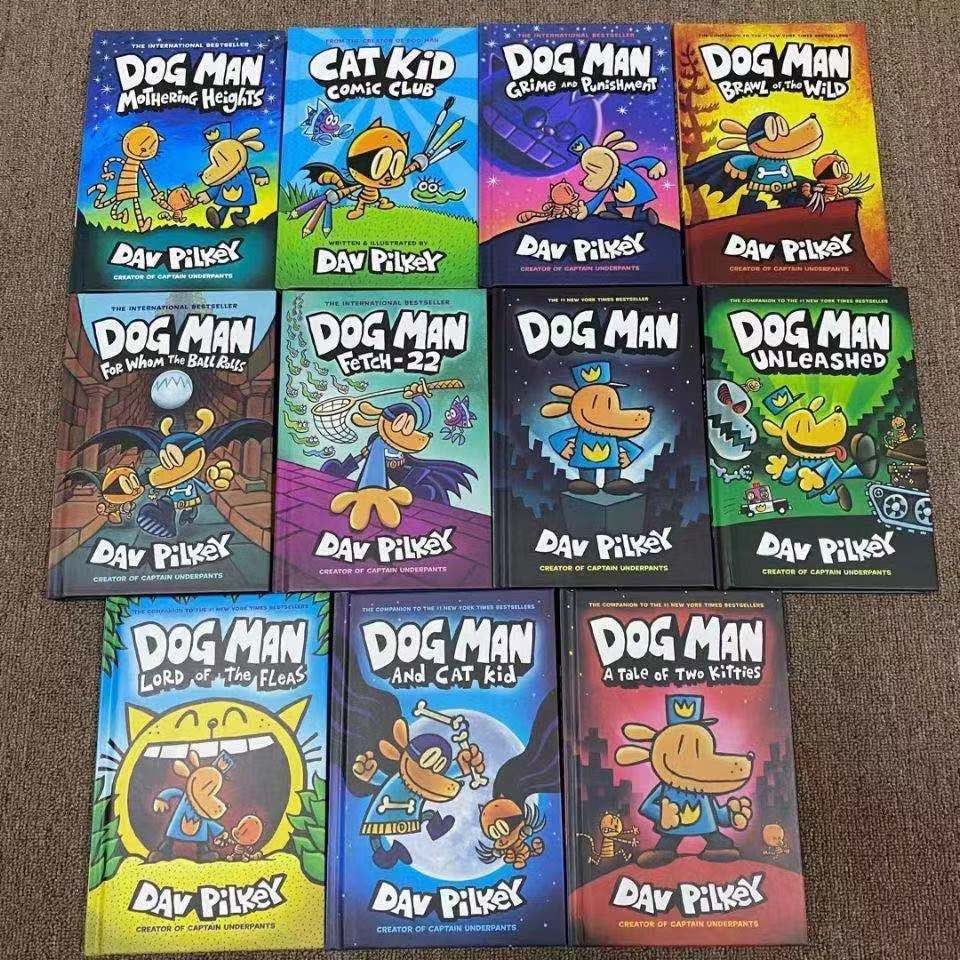 Dog Man 11 titles, Hobbies & Toys, Books & Magazines, Children's Books ...