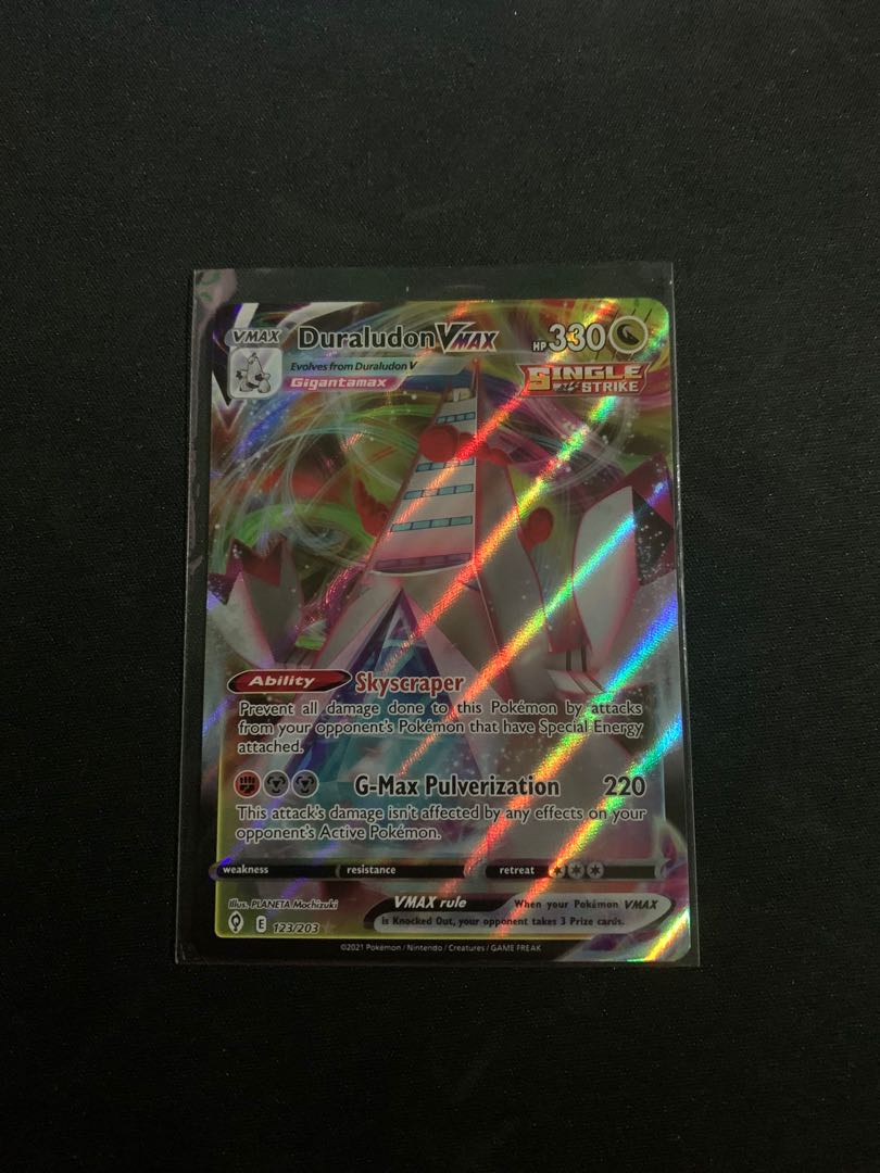 Duraludon VMAX Pokemon Cards TCG Evolving Skies, Hobbies & Toys, Toys ...