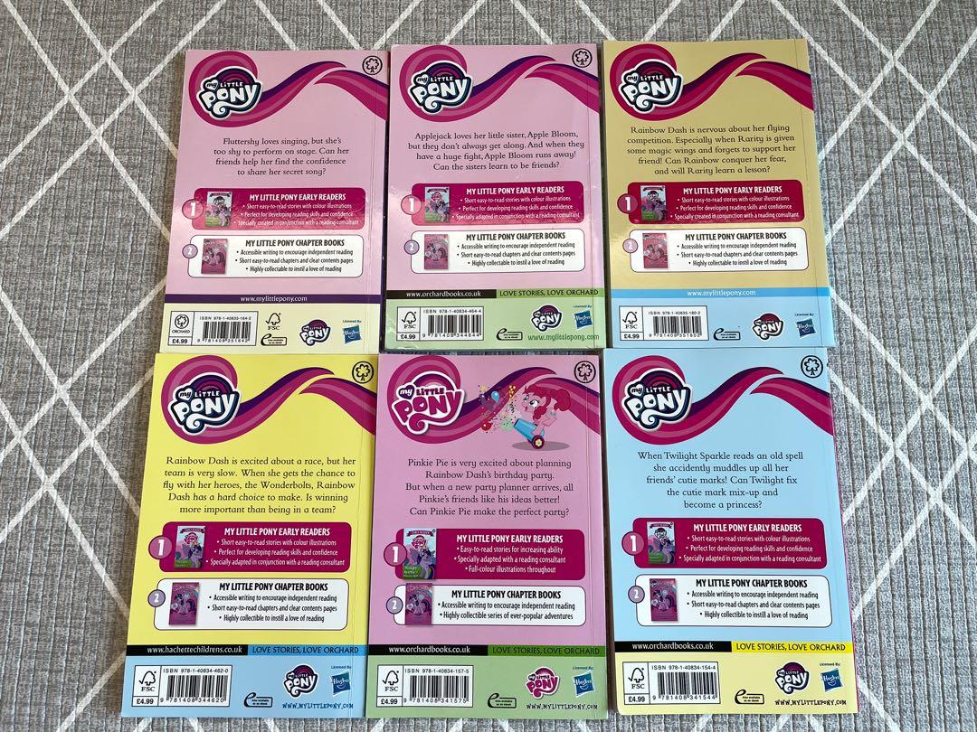 Early Reader My Little Pony (6本), 興趣及遊戲, 書本 & 文具, 小朋友書 - Carousell