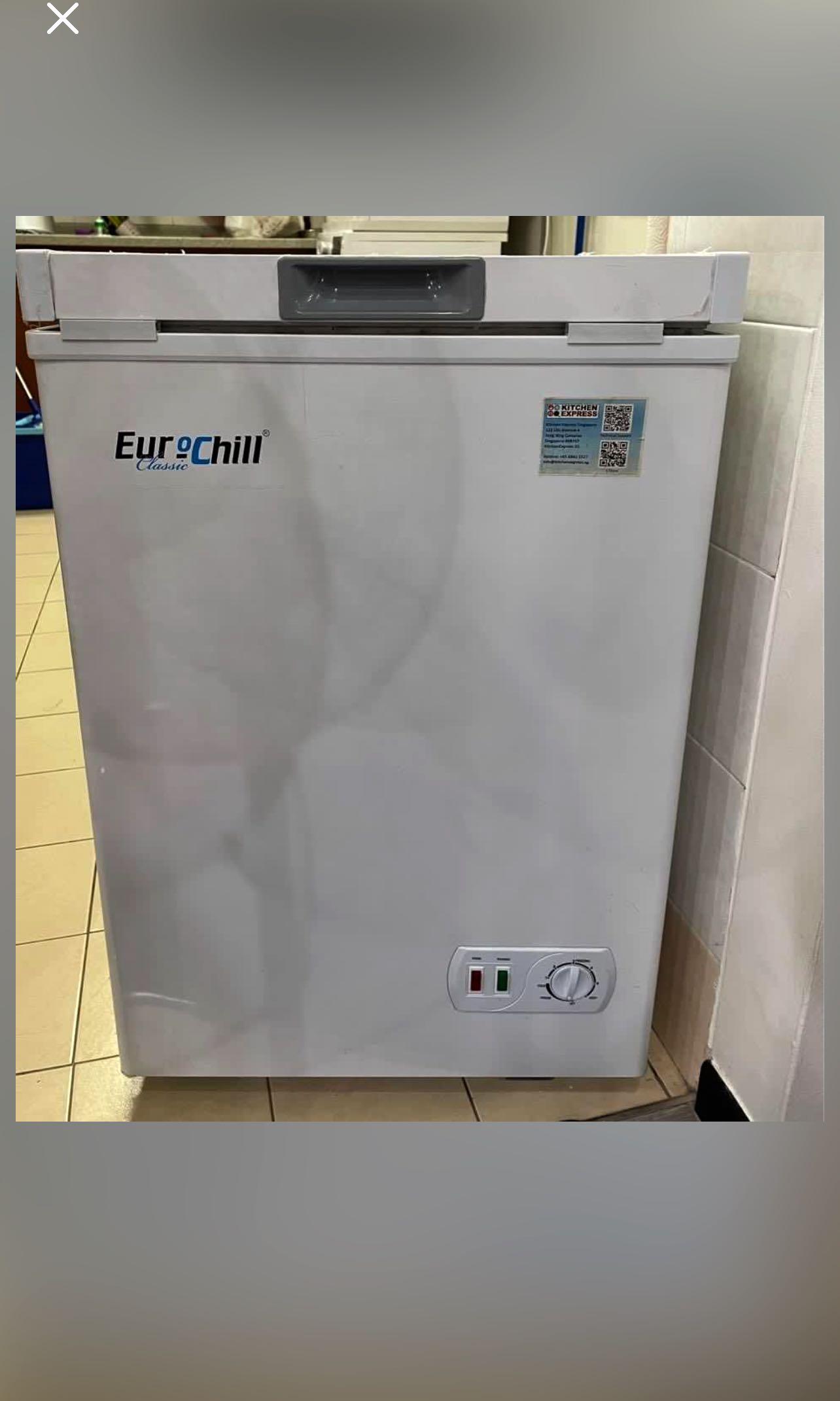 Eurochill chest freezer 118L, TV & Home Appliances, Kitchen Appliances ...
