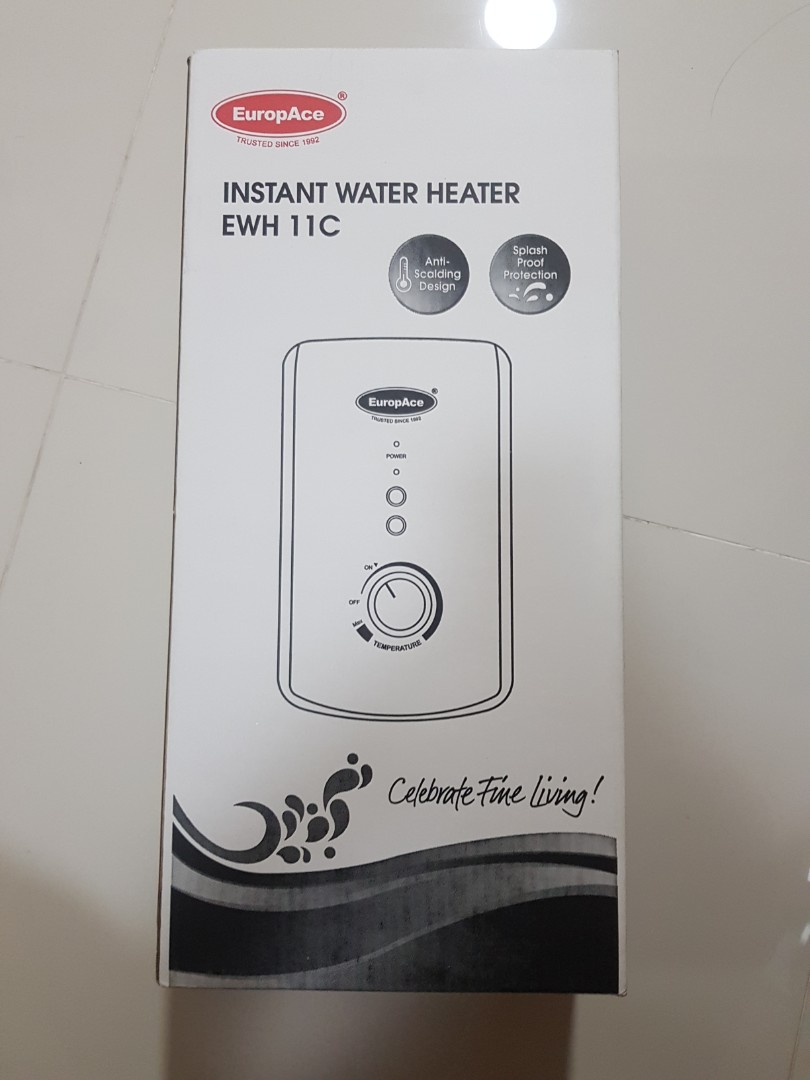EuropAce Instant Water Heater EWH 11C, Furniture & Home Living ...