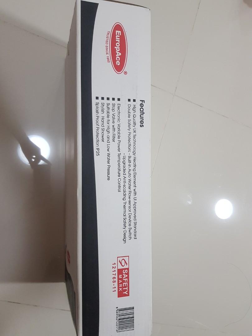 EuropAce Instant Water Heater EWH 11C, Furniture & Home Living ...