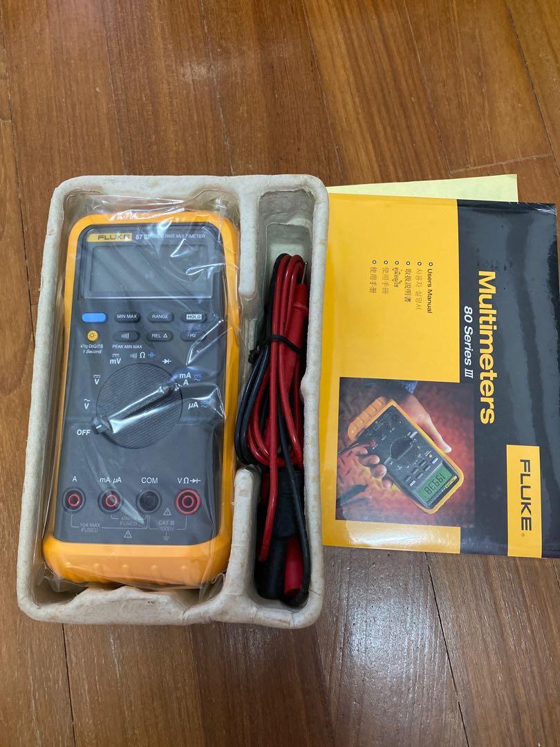 Fluke True-rms Multimeter 87-3, Furniture & Home Living, Home ...