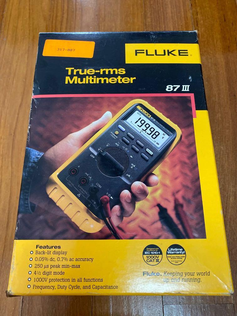 Fluke True-rms Multimeter 87-3, Furniture & Home Living, Home ...
