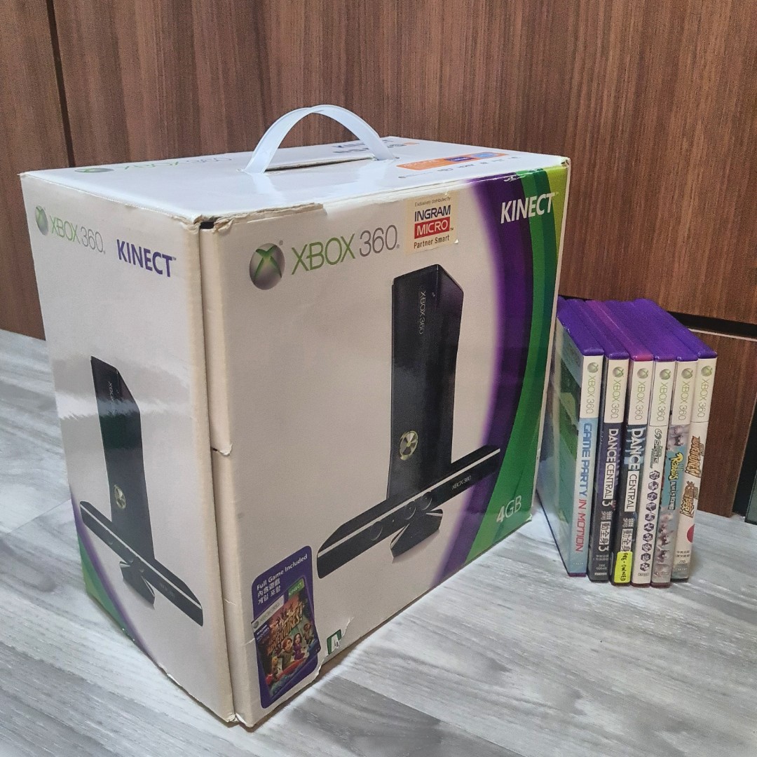 (FREE 6 x Kinect games) XBOX 360 Kinect Sensor Bundle **In Good ...