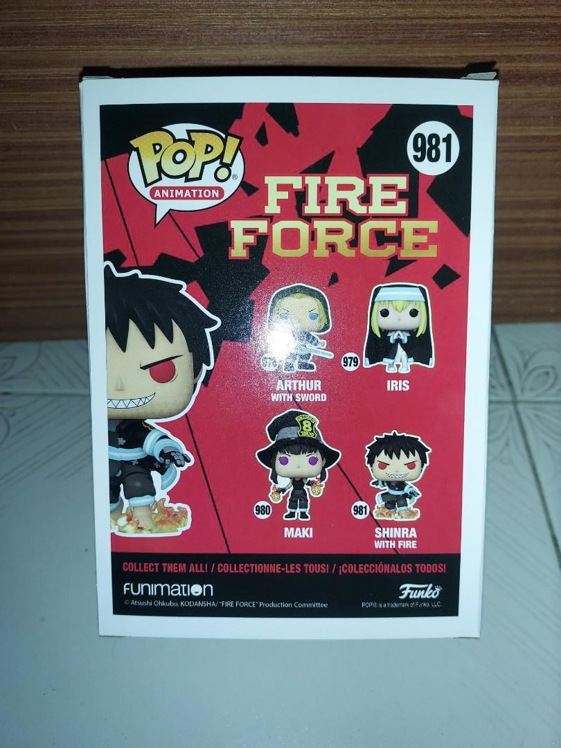 Funko Shinra with Fire #981, Hobbies & Toys, Toys & Games on Carousell