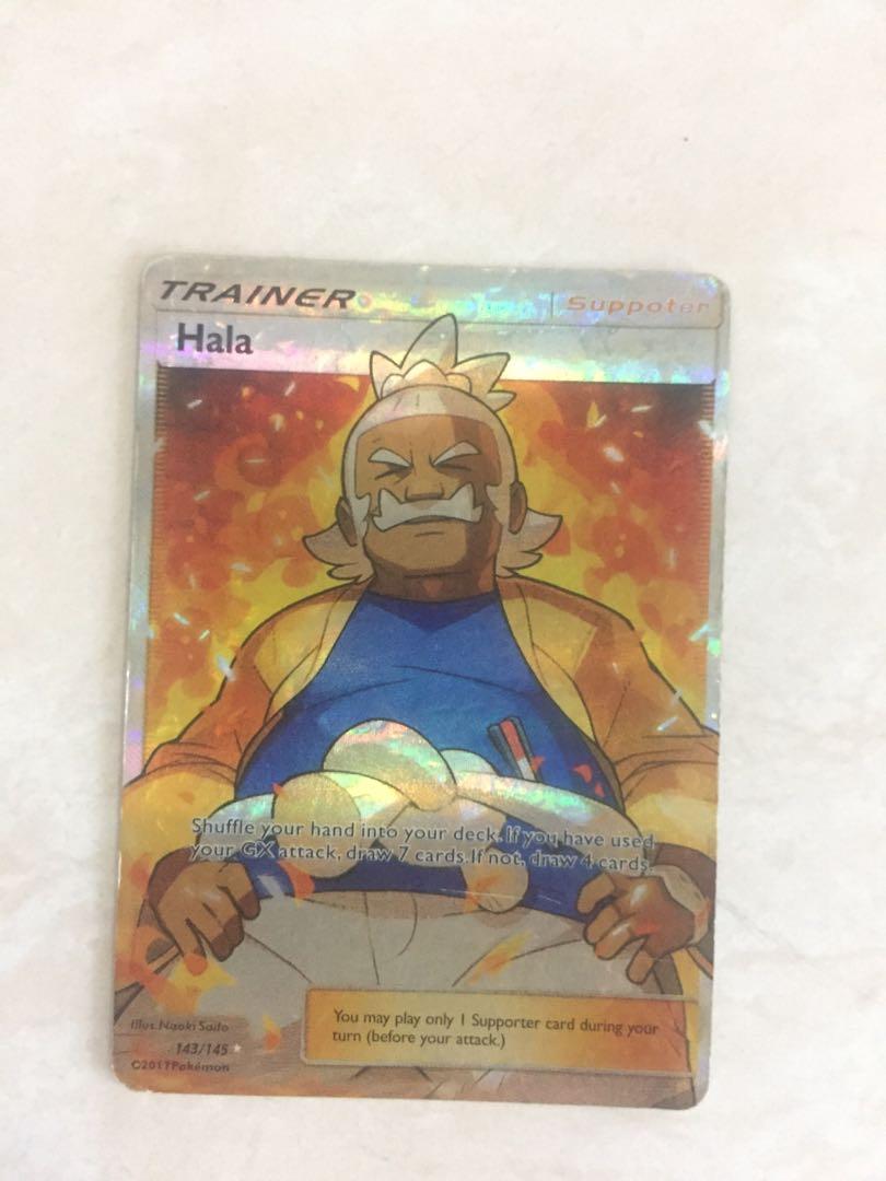 HALA Full Art Hyper Rare Pokemon card, Hobbies & Toys, Toys & Games on ...