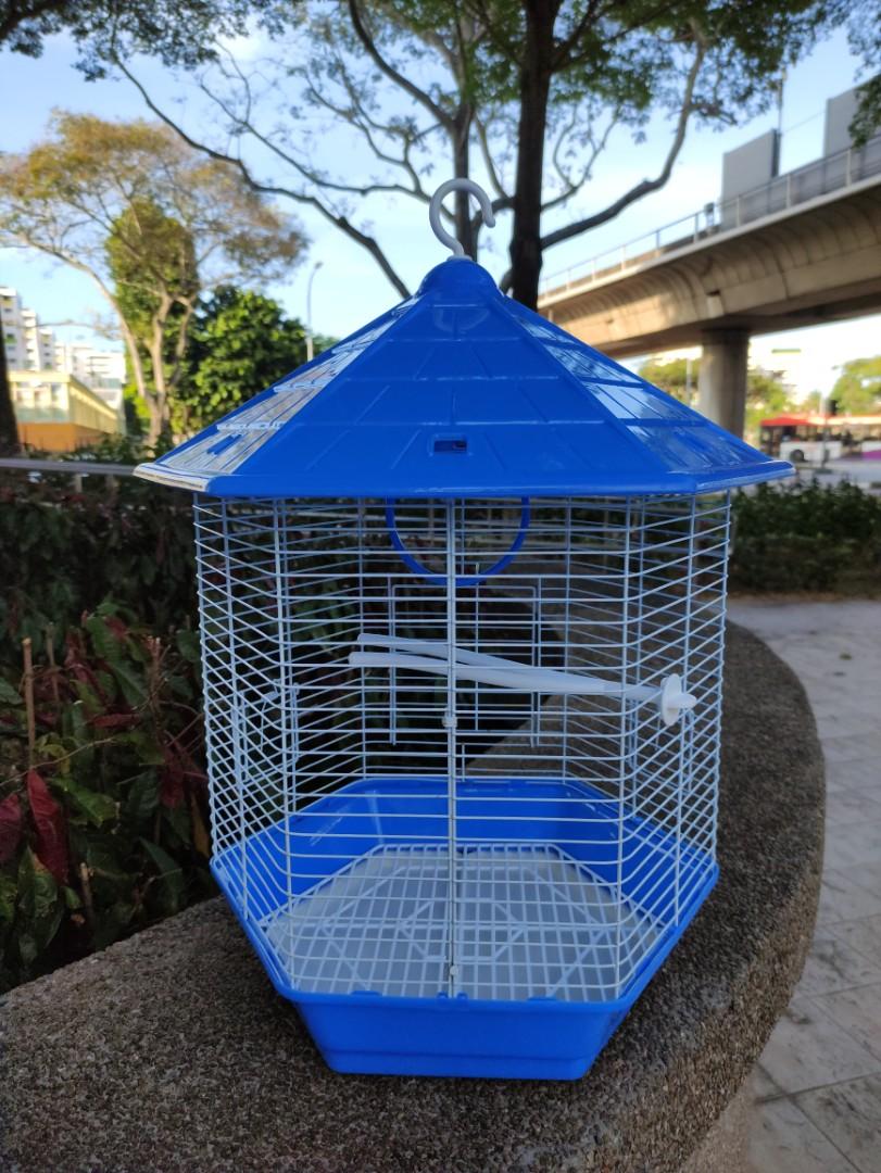 Hexagon Shape Bird Cage, Pet Supplies, Homes & Other Pet Accessories on ...