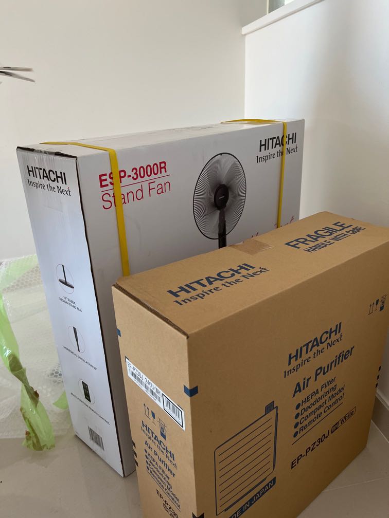 Hitachi Air Purifier and Stand Fan, TV & Home Appliances, Air Purifiers ...