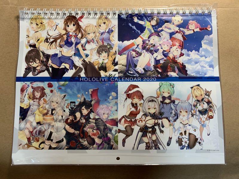 Hololive 2020年度 C97 插畫 月曆, 興趣及遊戲, 玩具 & 遊戲類 - Carousell