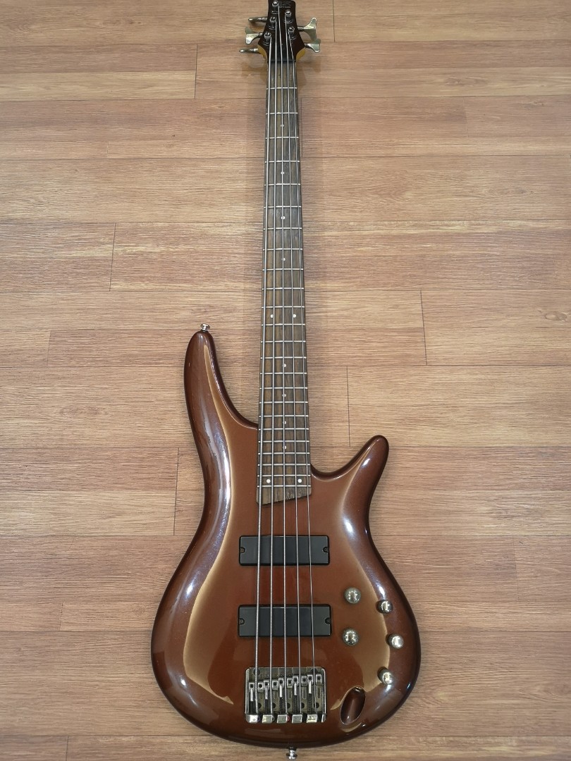 IBANEZ 5-string Active Bass Guitar, Hobbies & Toys, Music & Media ...