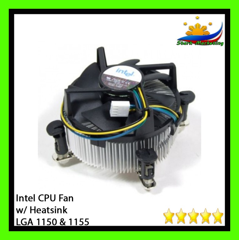 INTEL PROCESSOR FAN w/ HEATSINK FOR SOCKET 1150 & 1155, Computers ...