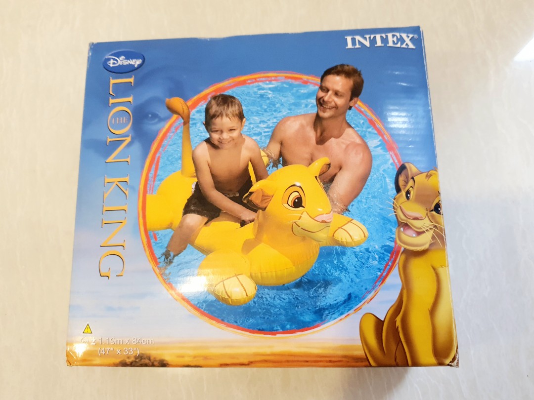 INTEX Disney Lion King Float (Pre-loved), Babies & Kids, Infant ...