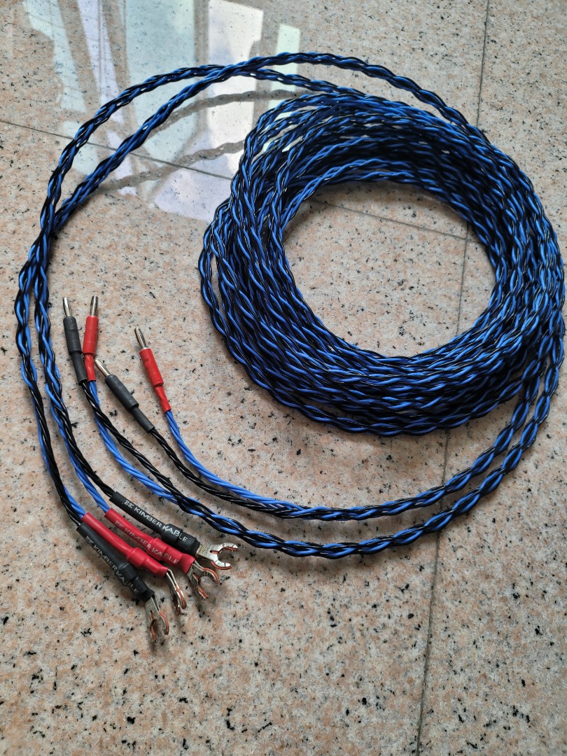 Kimber Kable 4TC, 4.5m pair, Audio, Soundbars, Speakers & Amplifiers on ...