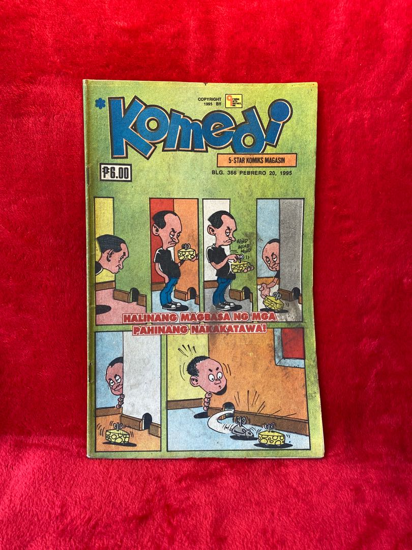 KOMEDI Komiks #366 Tagalog Philippines Funny Comedy Comics Yr 1995 GASI ...