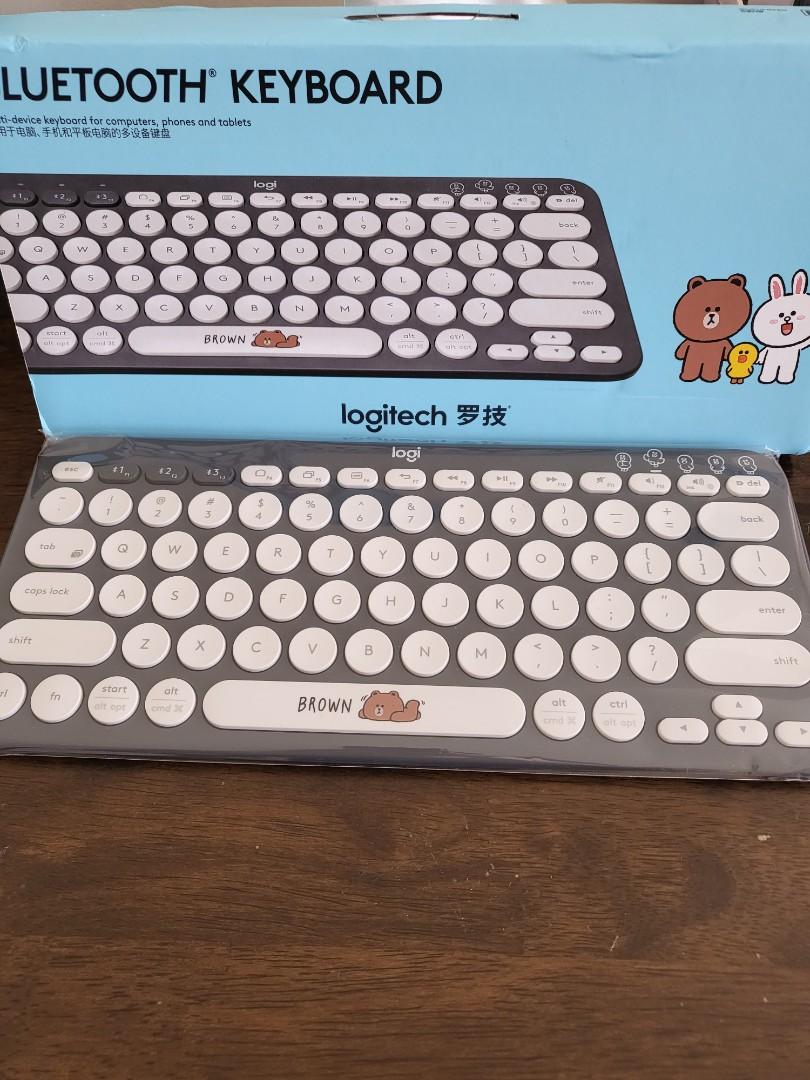 Line Friends K380 Wireless Bluetooth Keyboard, Computers & Tech, Parts ...