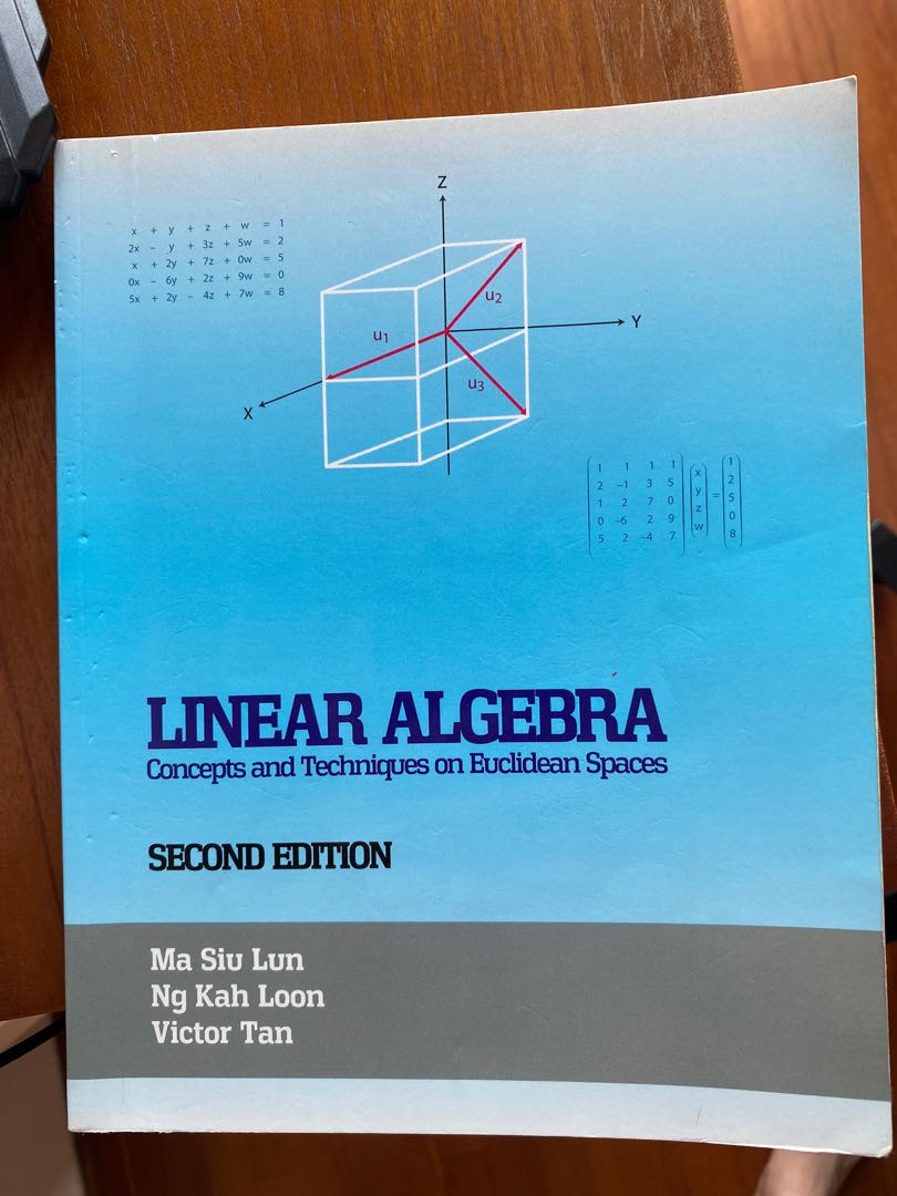 Linear algebra Concepts and Techniques on Euclidean Spaces, Hobbies & Toys, Books & Magazines ...