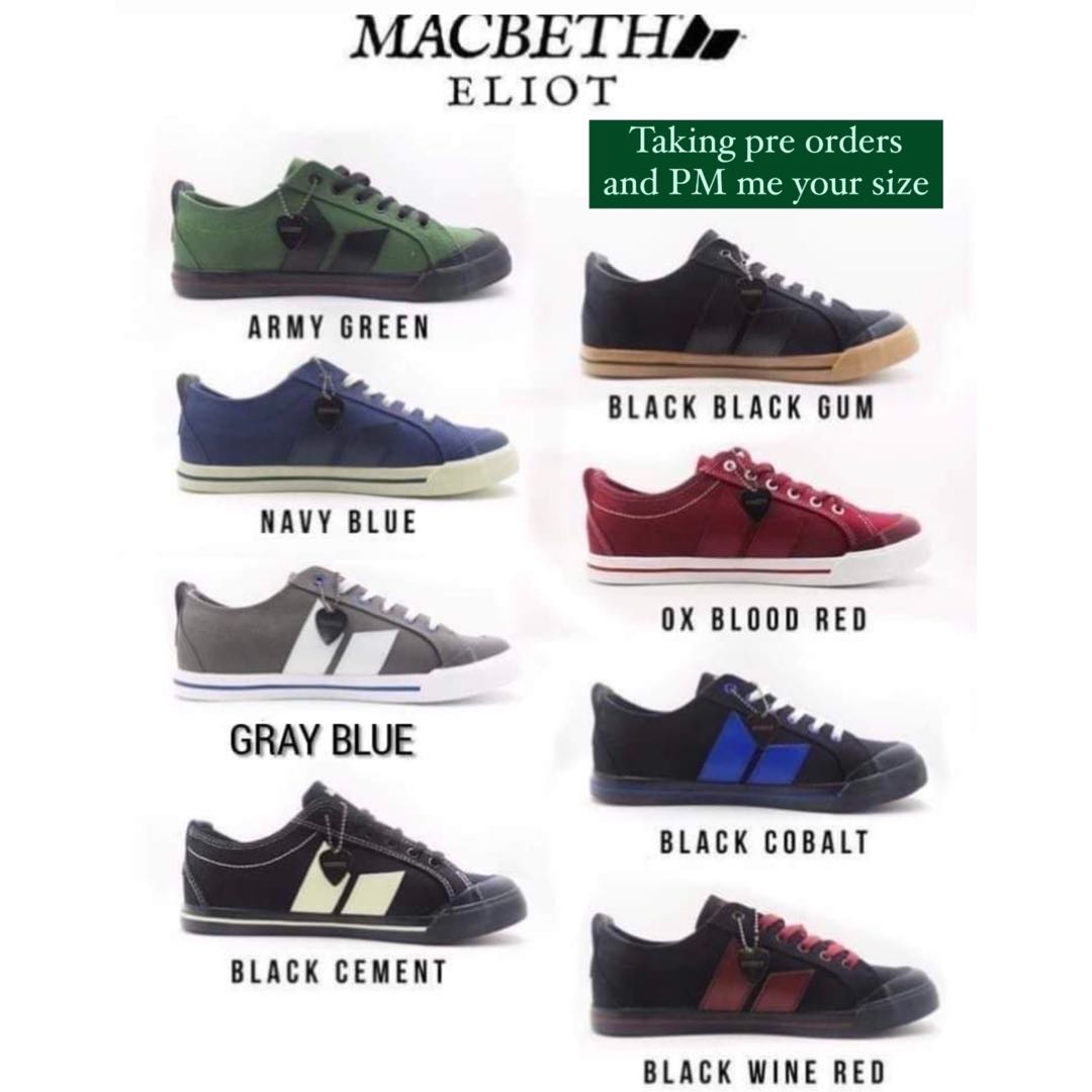 Macbeth Eliot Old (PRE ORDER), Men's Fashion, Footwear, Sneakers on ...