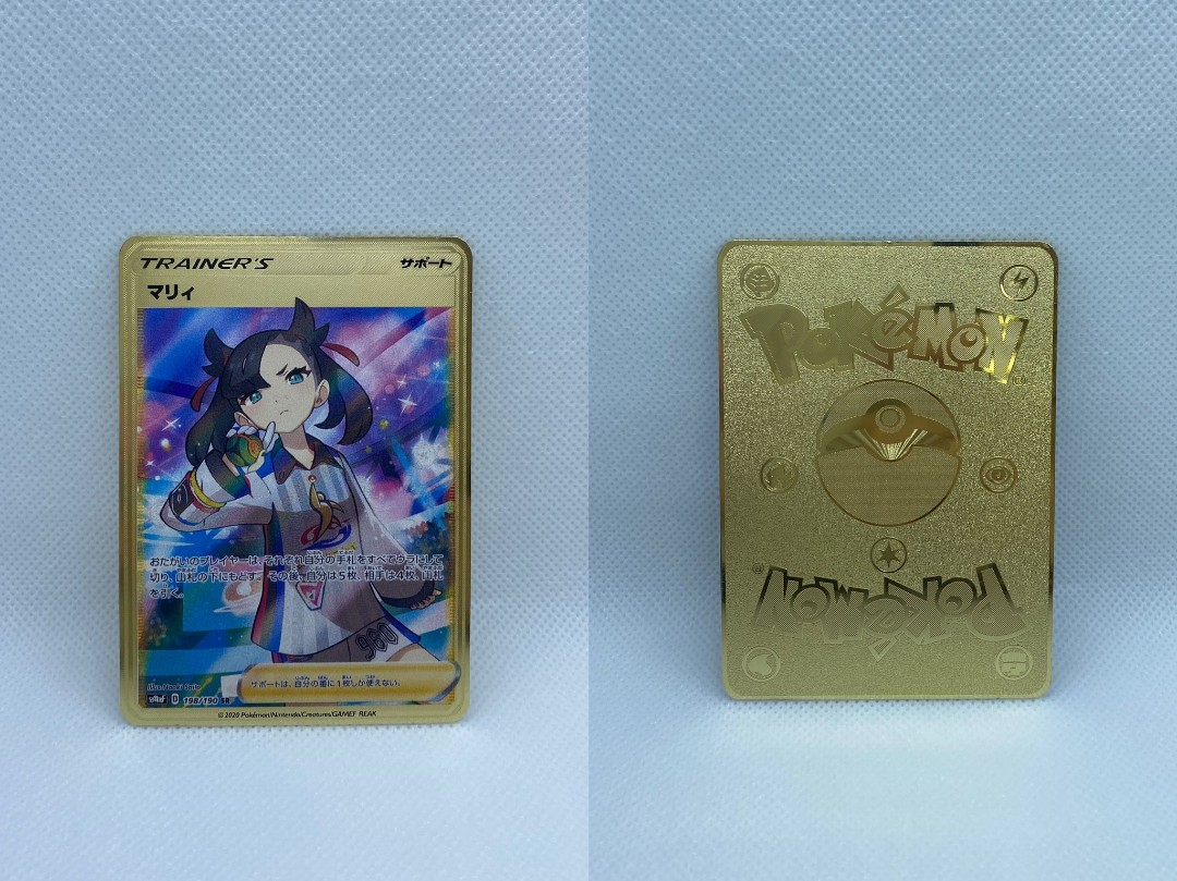Marnie (Japanese version) metal gold card, Hobbies & Toys, Memorabilia ...