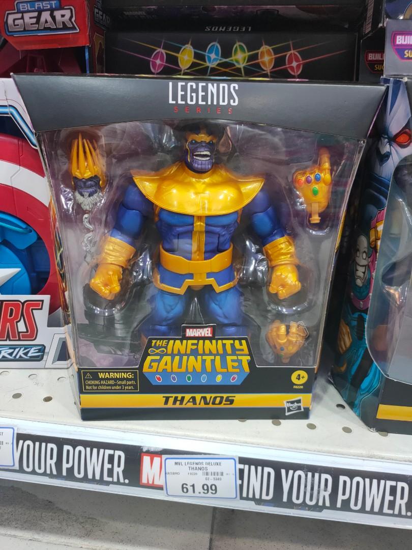 Marvel Legends Thanos Hasbro Comic retro Deluxe The Infinity Gauntlet ...