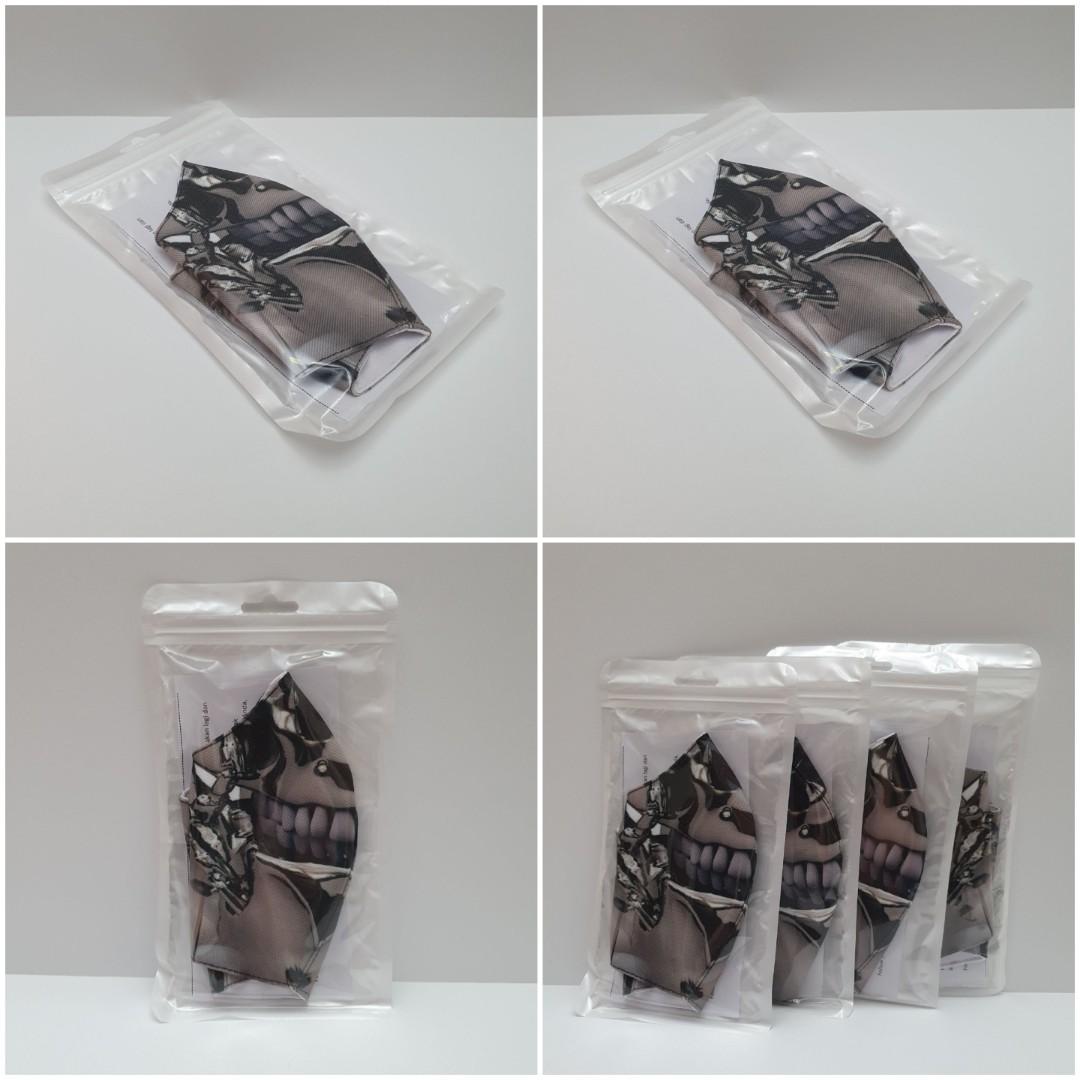 Mask / Masker Kain Limited Edition Motif Robot Android Terminator T800 ...