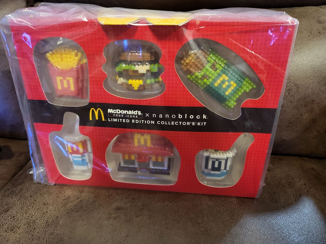 McDonald's x Nanoblocks limited edition Collection kit, Hobbies & Toys, Toys & Games on Carousell