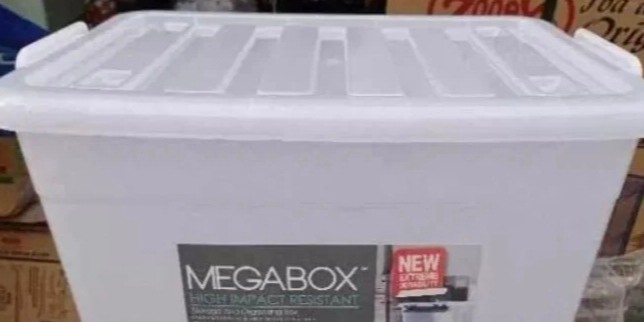 Megabox 120L Storage Box High Impact Resistant, Furniture & Home Living ...