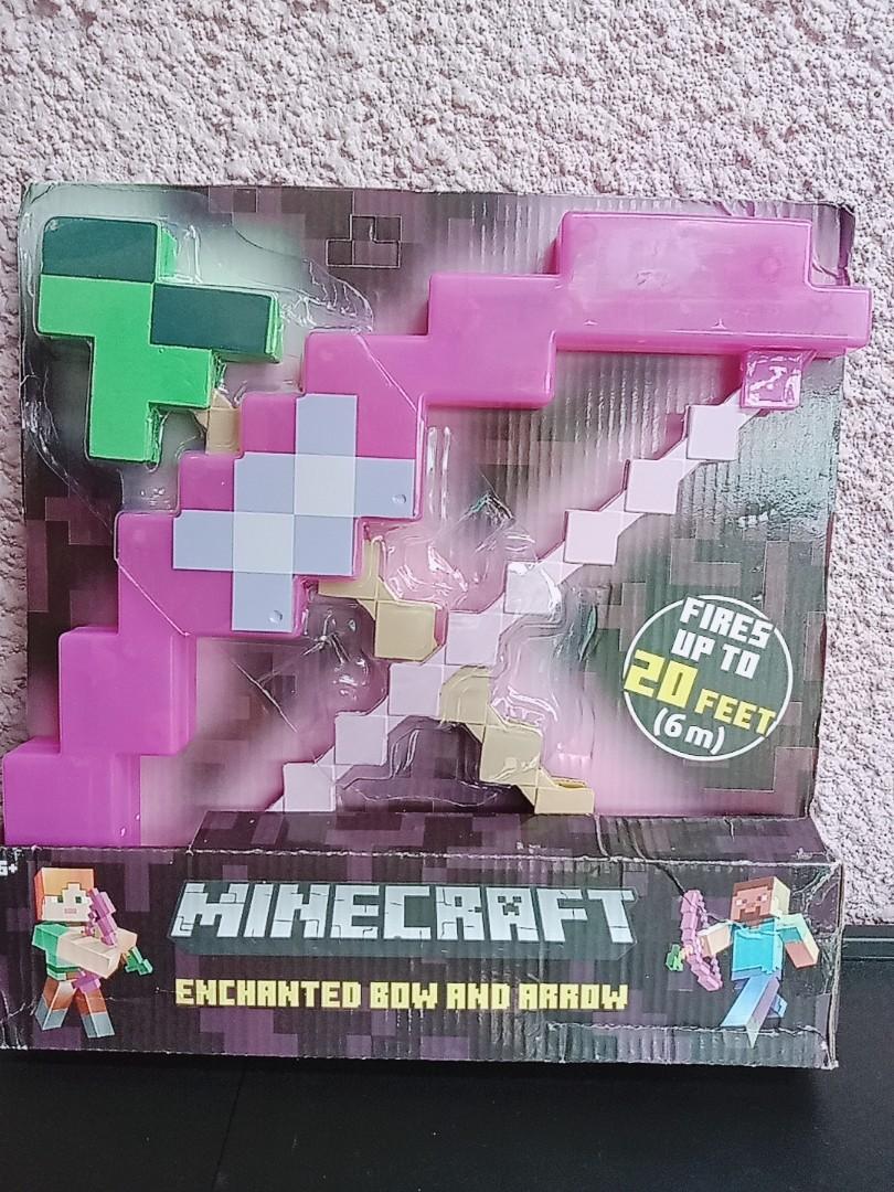 Minecraft Enchanted Bow and Arrow Mojang Mattel, Hobbies & Toys, Toys ...
