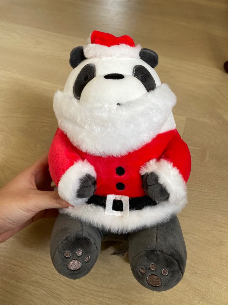 Miniso Christmas pan pan from we bare bears, Hobbies & Toys, Toys ...