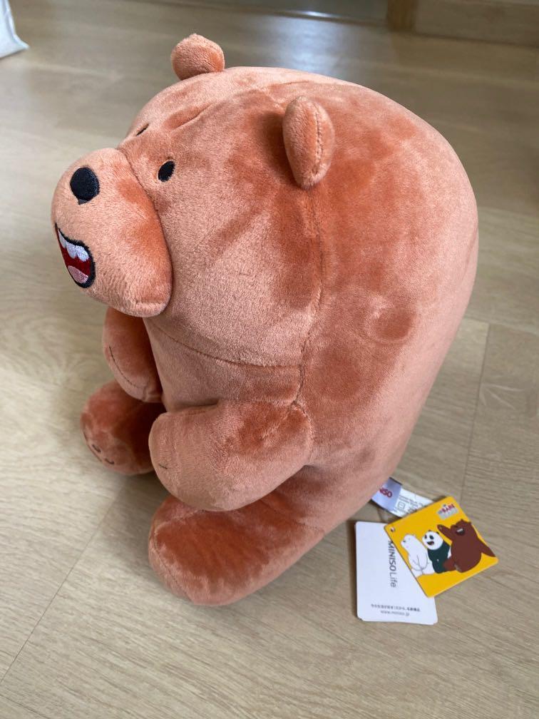 Miniso Grizzly bear from we bare bears, Hobbies & Toys, Toys & Games on ...