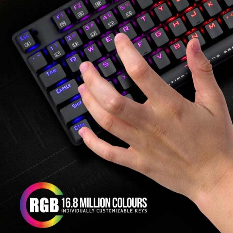 MKA-5R RGB Falcon Mechanical Gaming Keyboard With RGB Light Effect ...