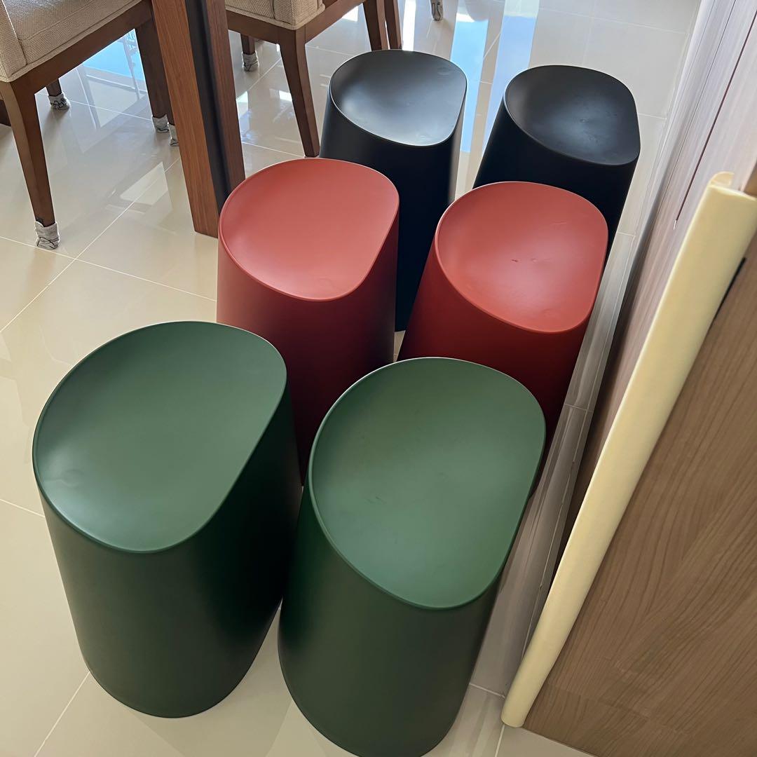 Muji stackable stool party, Furniture & Home Living, Furniture, Chairs ...