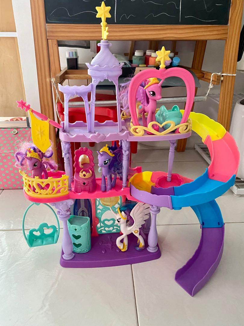 My Little Pony Castle & 4 Pony Princesses, Hobbies & Toys, Toys & Games ...