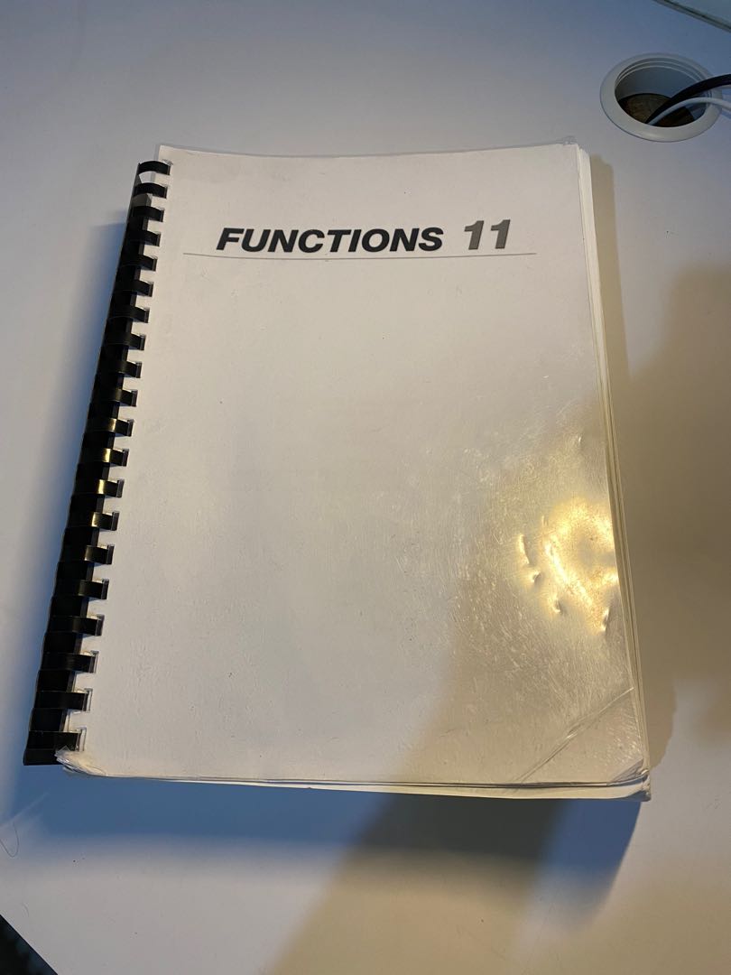 Nelson Functions 11 Textbook (Photocopied), Hobbies & Toys, Books ...