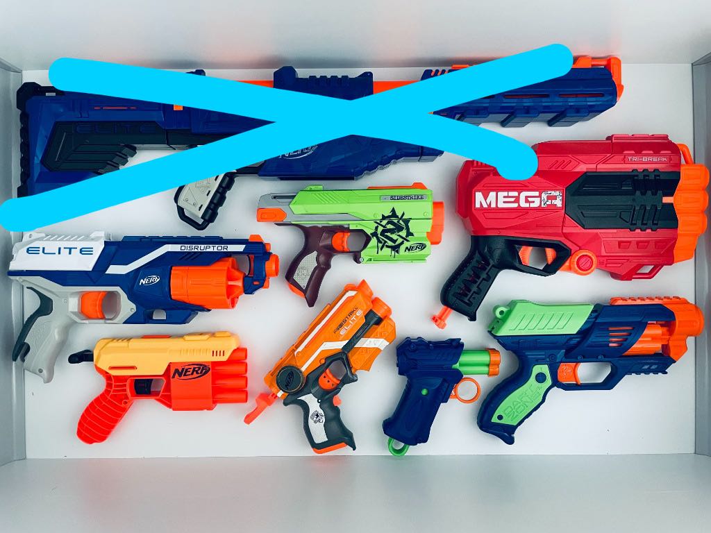 NERF & Dart Zone Blasters, Hobbies & Toys, Toys & Games on Carousell