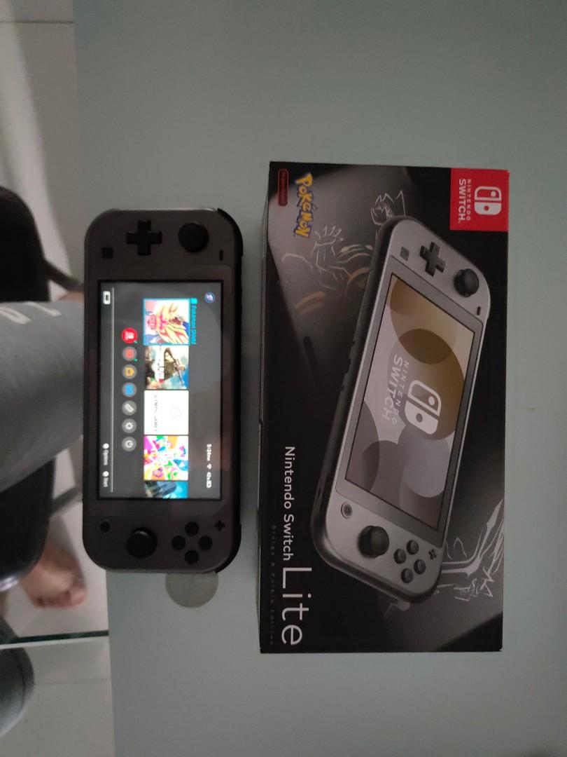 Nintendo Switch Lite Dialga & Palkia Pokemon Edition, Video Gaming, Video Game Consoles ...