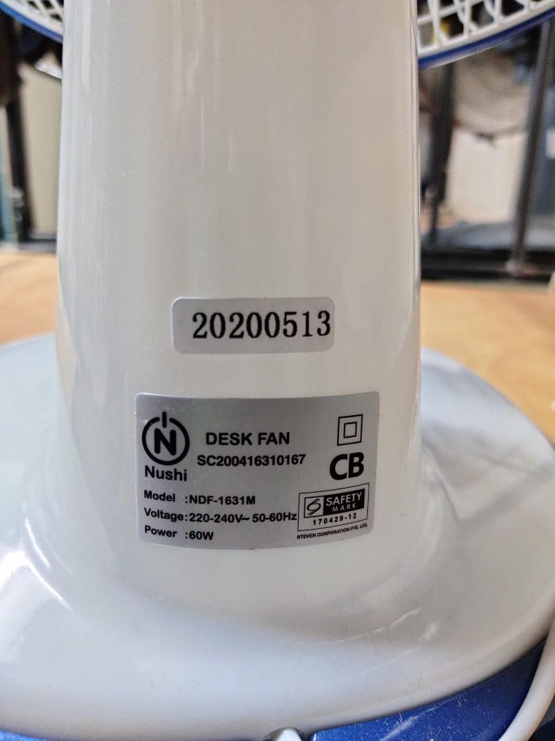 Nushi, Furniture & Home Living, Lighting & Fans, Fans on Carousell