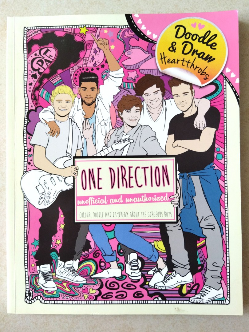 One Direction party pack and doodle & draw, Hobbies & Toys, Stationery ...