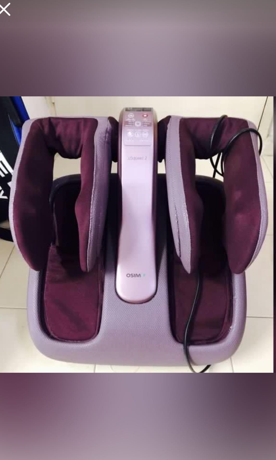 OSIM LEG MASSAGER, Health & Nutrition, Massage Devices on Carousell