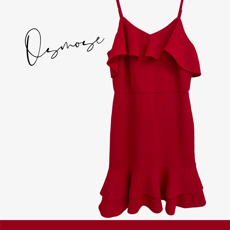 Osmose Red Dress in M, Women's Fashion, Dresses & Sets, Dresses on ...