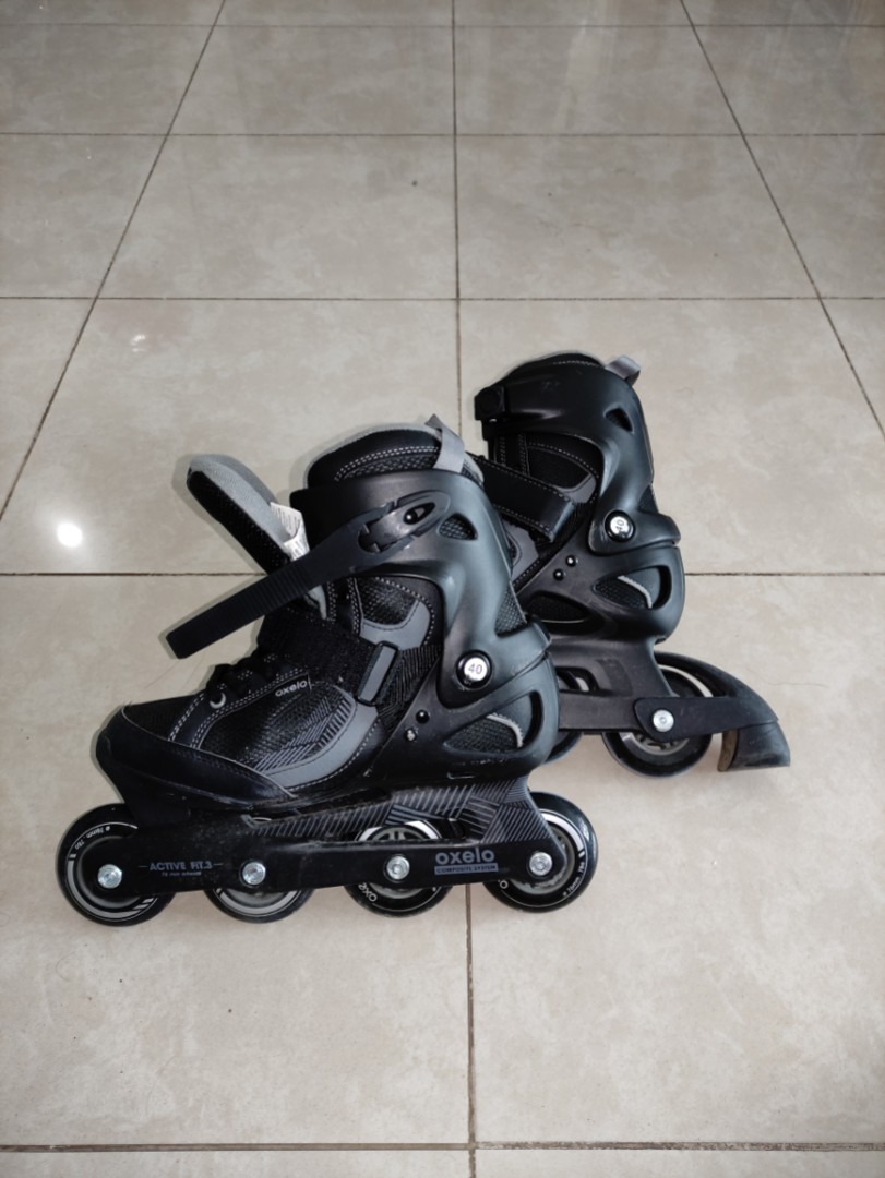 Oxelo Active Fit 3 inline skates, Sports Equipment, Sports & Games ...
