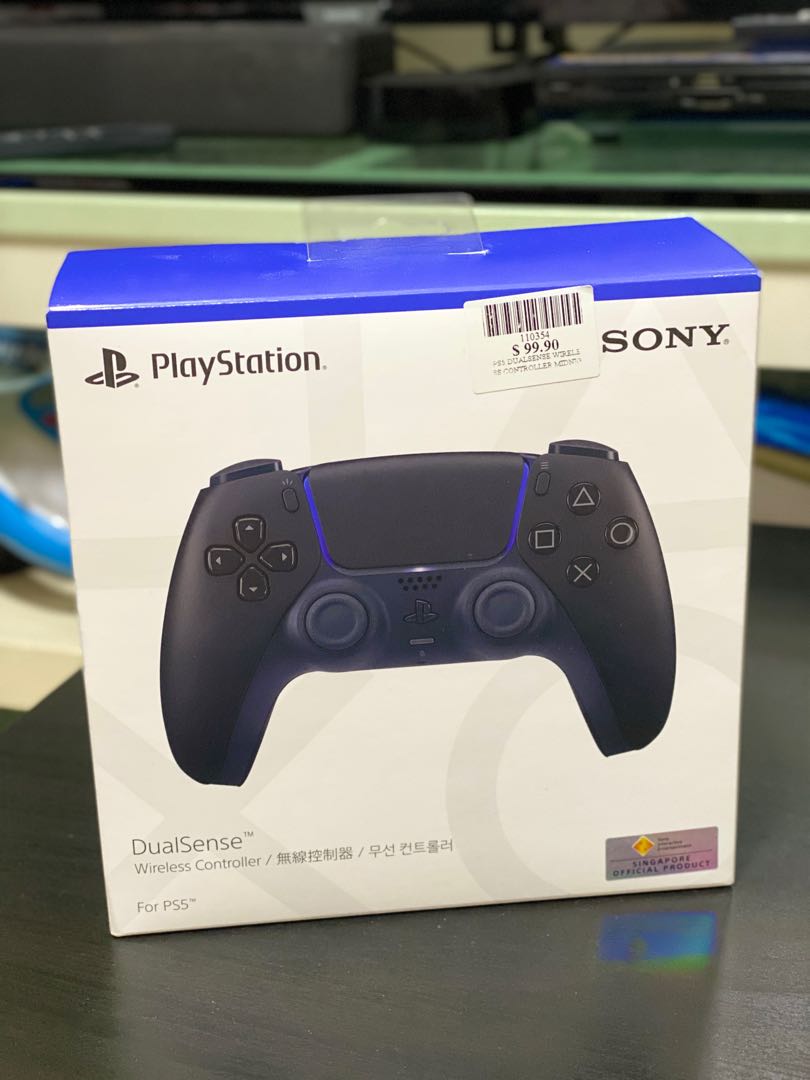 Sony PlayStation 5 DualSense Controller (Black), Video Gaming, Gaming ...