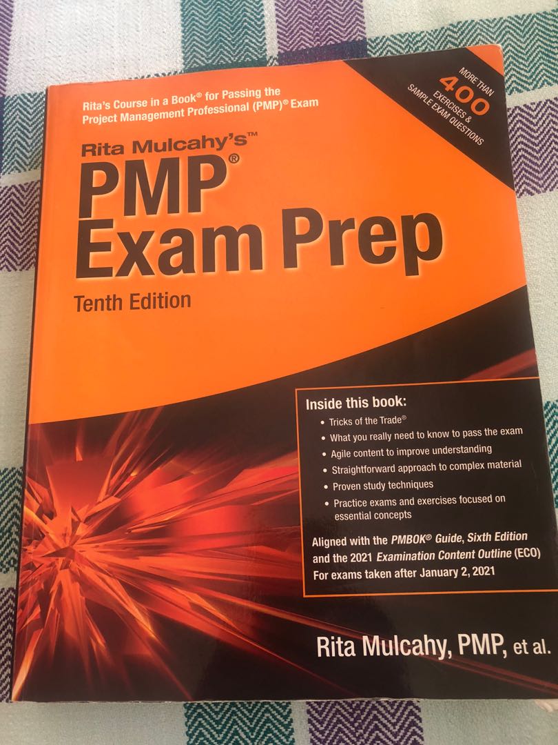 PMP exam prep, tenth edition by Rita Mulcahy, Hobbies & Toys, Books ...