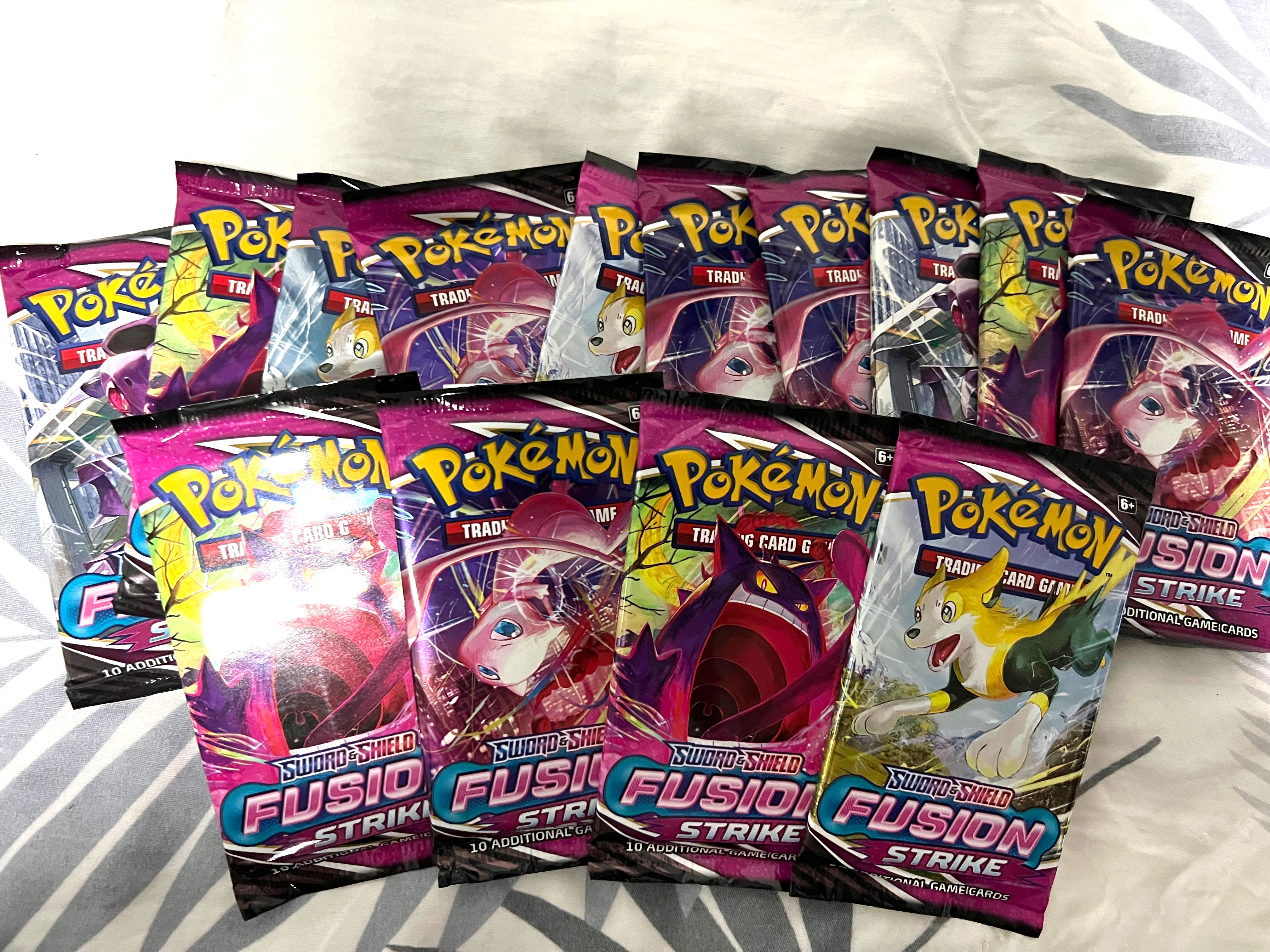 Pokemon TCG Fusion Strike Booster Packs - From ETB, Mew, Gengar ...