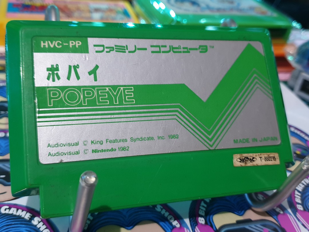 Popeye Family Computer Famicom original game japan, Video Gaming, Video ...