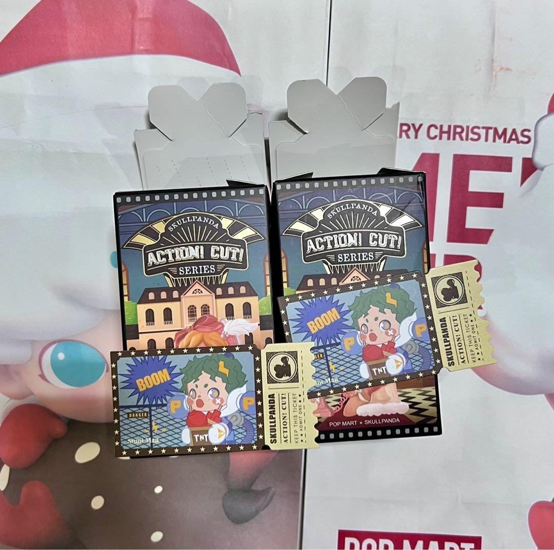 POPMART SKULLPANDA Action! Cut!/Skull Panda Action Cut/Candy Action ...