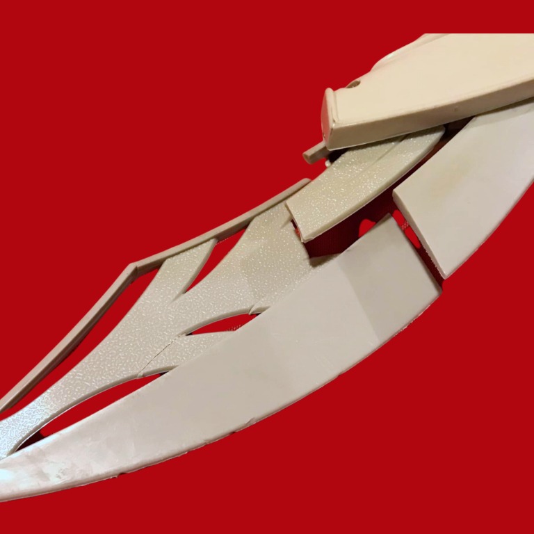 Power Rangers White Tiger Saba Sword with sounds Authentic Bandai 1994 ...